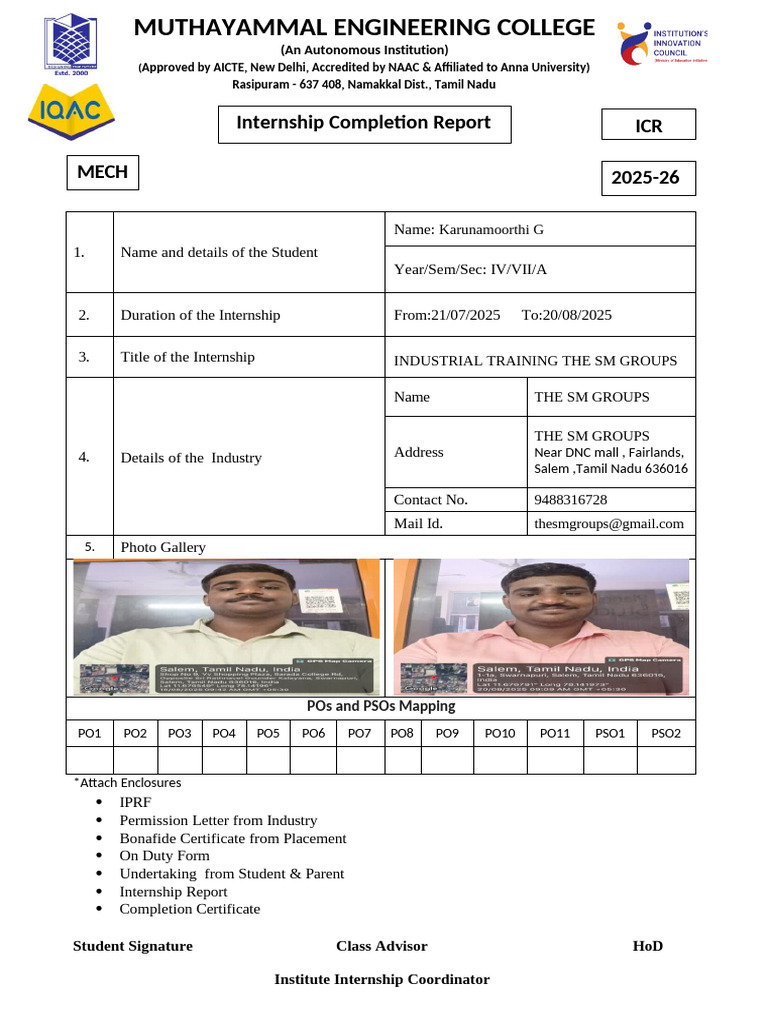 Icr Form | PDF