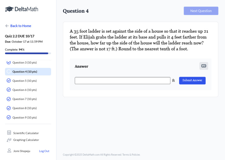 DeltaMath Student Application 2 | PDF