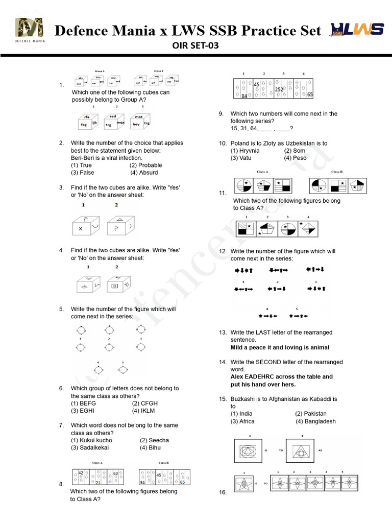 Oir Set-03 | PDF | Petroleum | Petroleum Industry