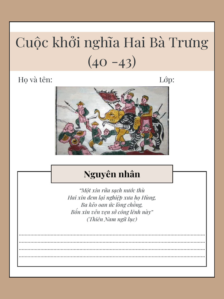 Cu C KH I Nghĩa Hai Bà Trưng | PDF
