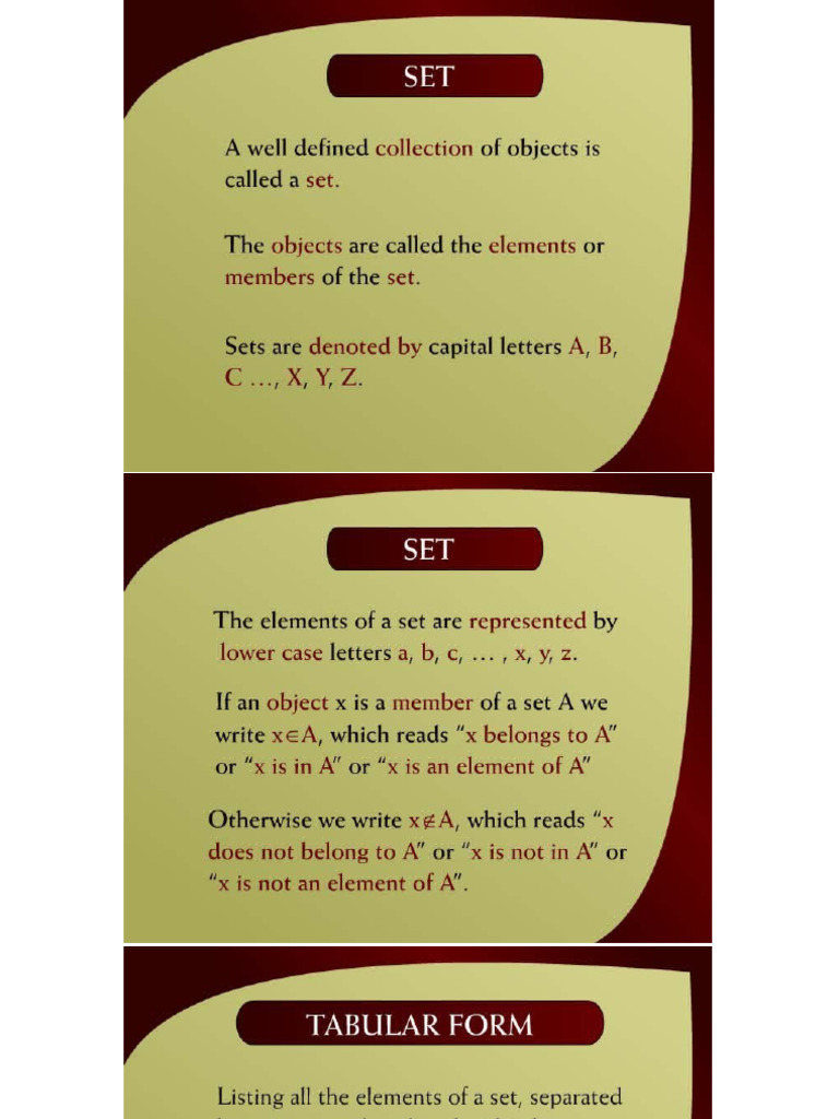 Lec 7 Introduction To Sets | PDF