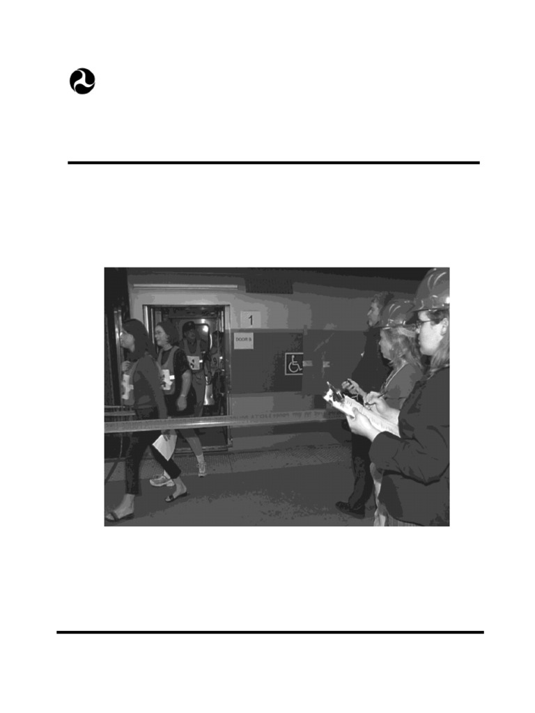 816 - Rail Egress Exprmnt Report Interim - Final | PDF | Emergency ...