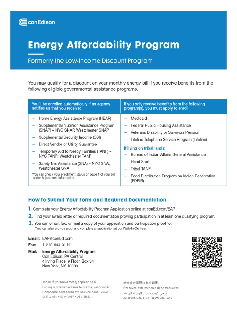 Energy Affordability Program Discounts | PDF | Supplemental Nutrition ...