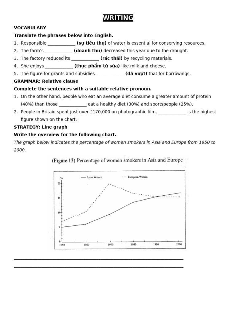 Writing Test - Line | PDF