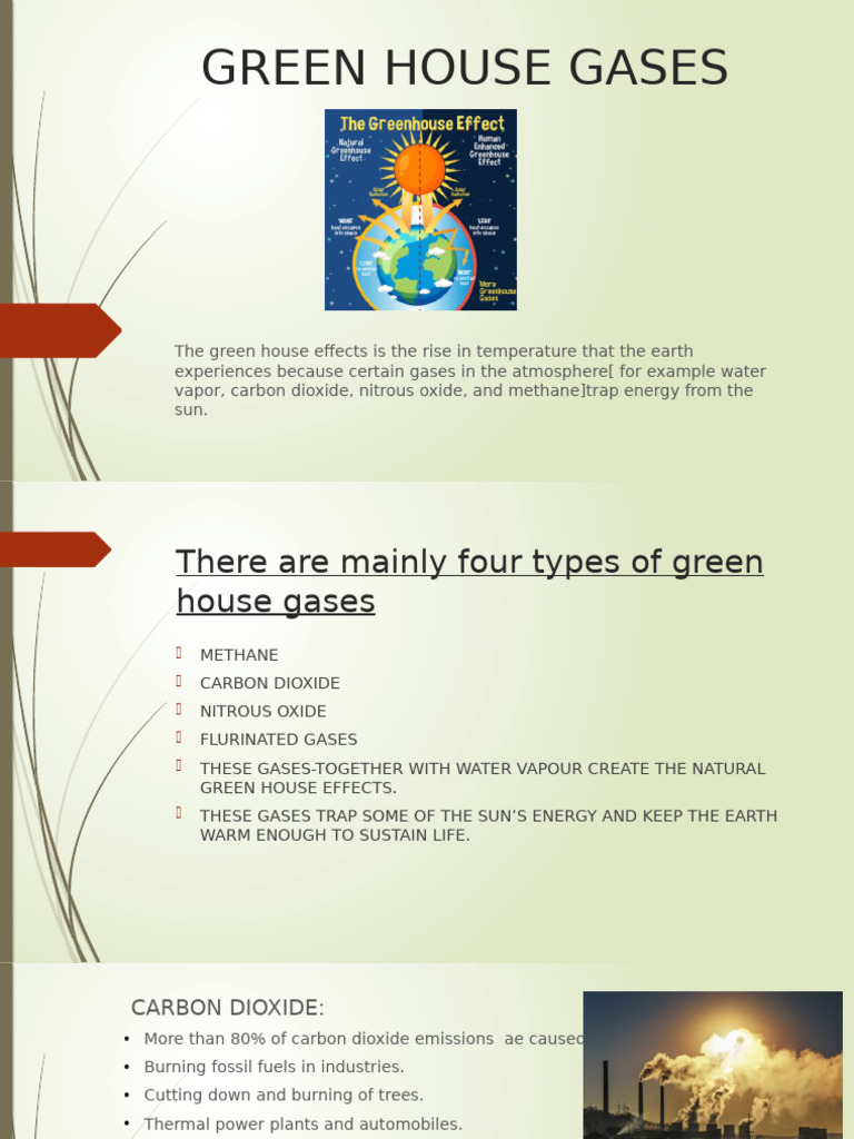 Understanding Greenhouse Gases | PDF