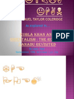 Kubla Khan - Samuel Taylor Coleridge Explanation: Lines 1-2 | PDF ...