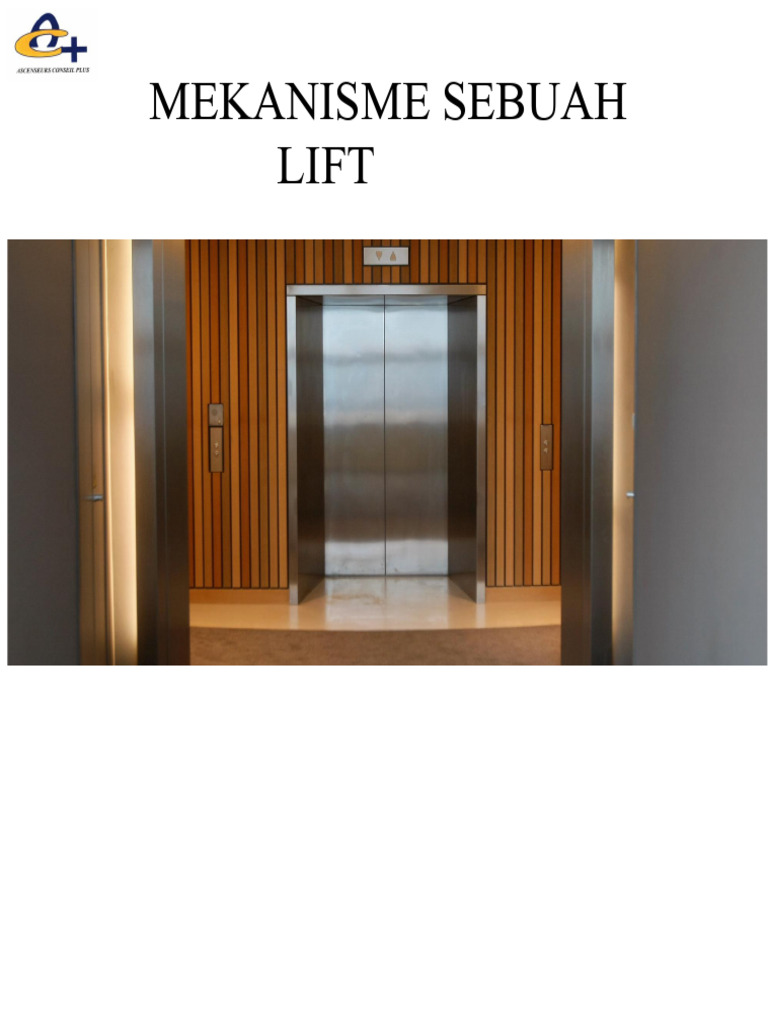 Mekanisme dan Jenis Lift Modern | PDF