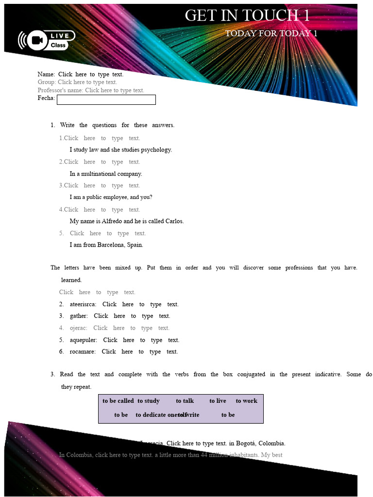 Spanish Language Homework Guide | PDF | Linguistic Typology | Semantics