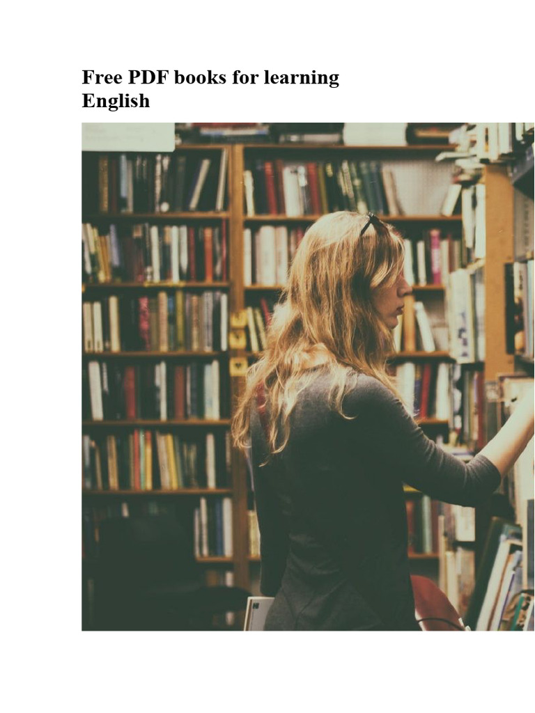 Free PDF Books for Learning English | PDF | English Language | English ...