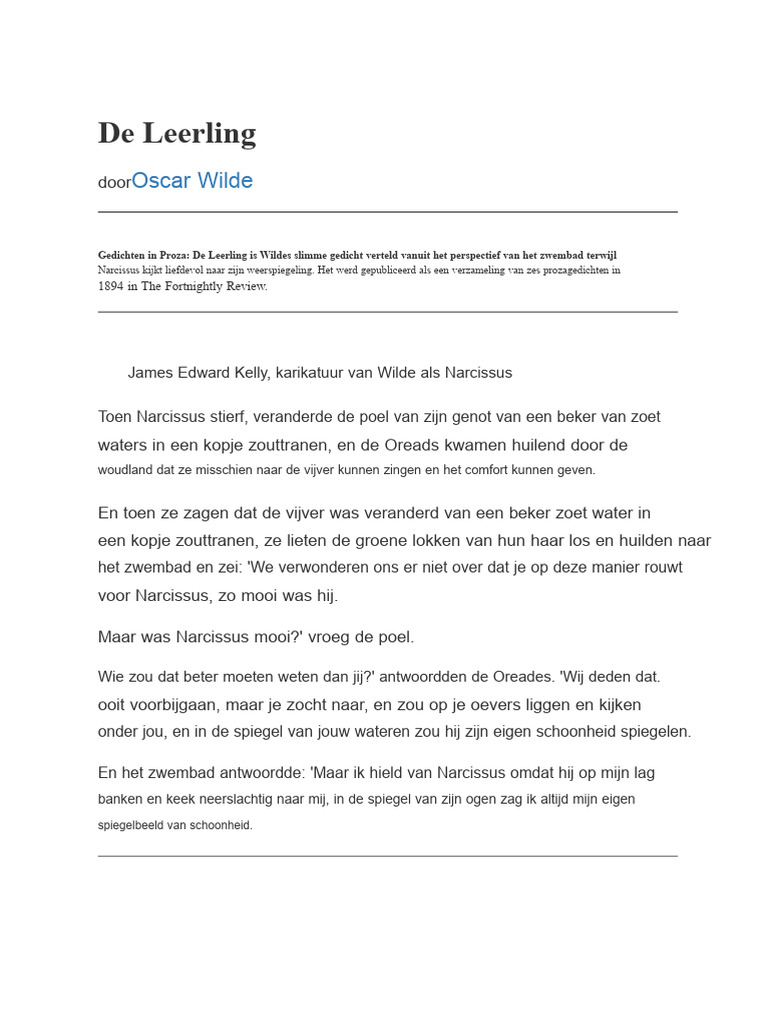 De Leerling | PDF