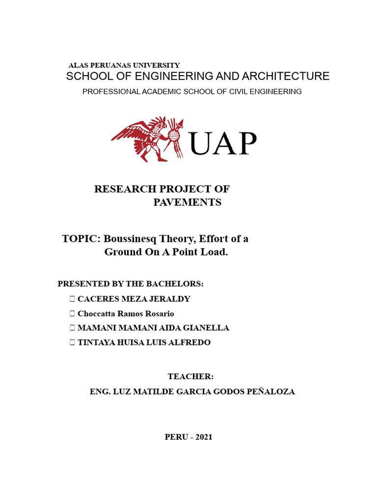 Business Theory - Effort of a Soil on a Point Load - The Fantastics | PDF | Deformation ...