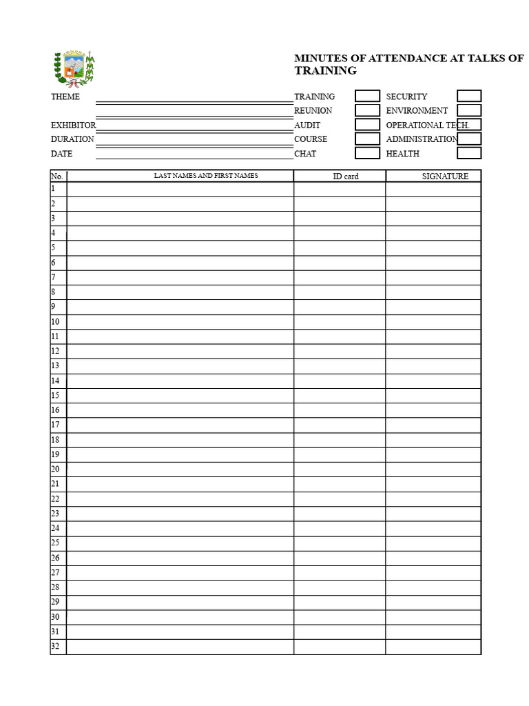 Format of Safety Talk Minutes | PDF