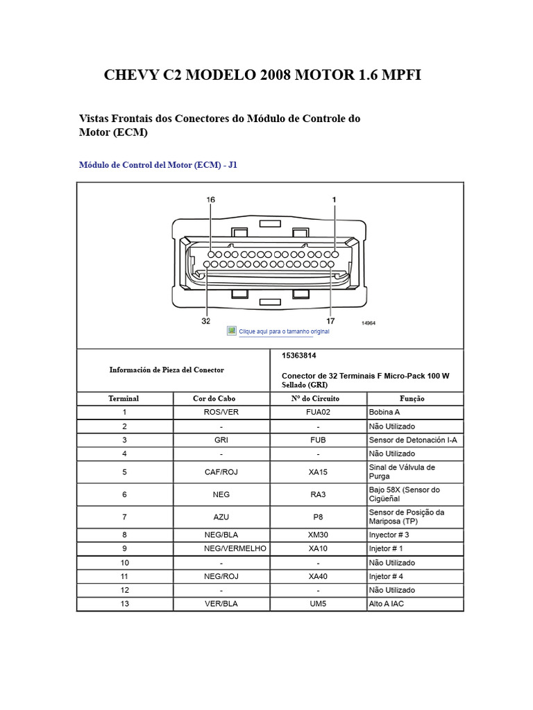 Chevy c2 Modelo 2008 Motor 1 6 Mpfi | PDF