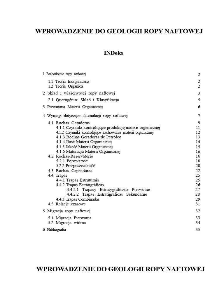 Geologia Ropy Naftowej | PDF