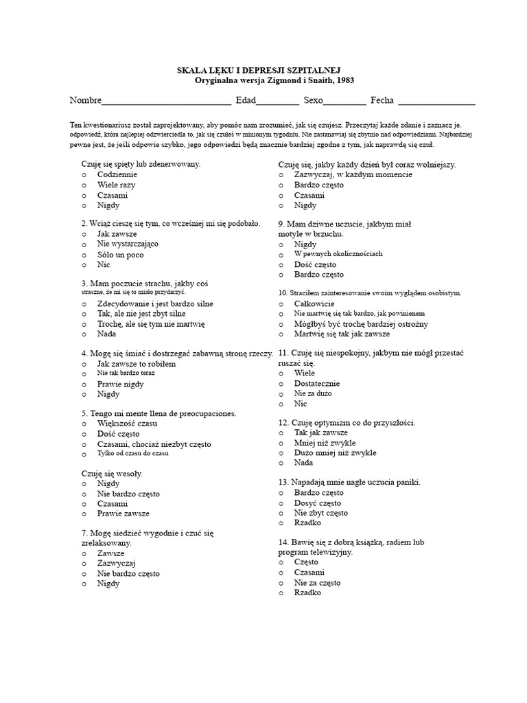 HADS | PDF