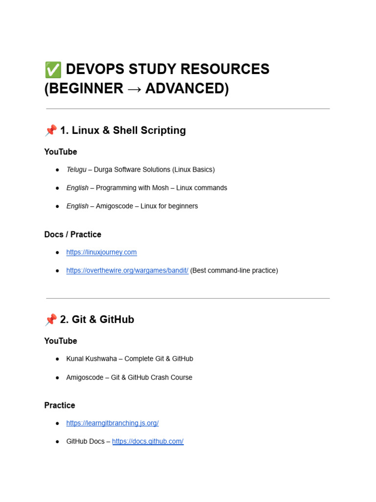 DevOps Complete Roadmap | PDF | Information Technology | Software Engineering