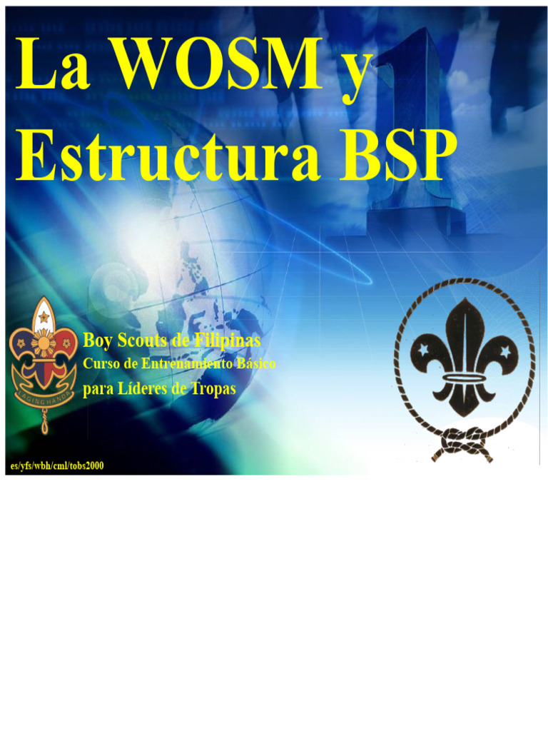 Estructura WOSM y BSP en Filipinas | PDF | Exploración | Guidismo y ...