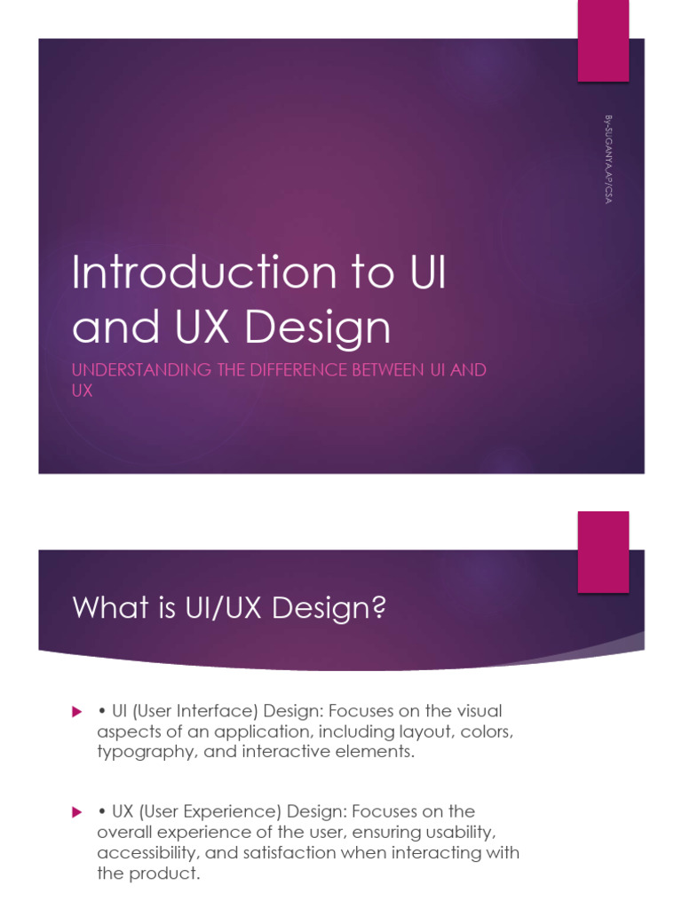 Introduction UIUX | PDF | User Interface | User Interface Design