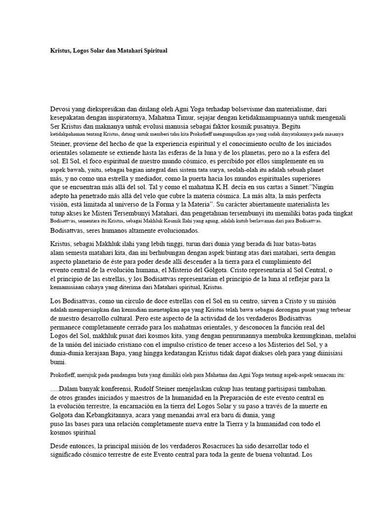 Kristus, Logos Solar | PDF