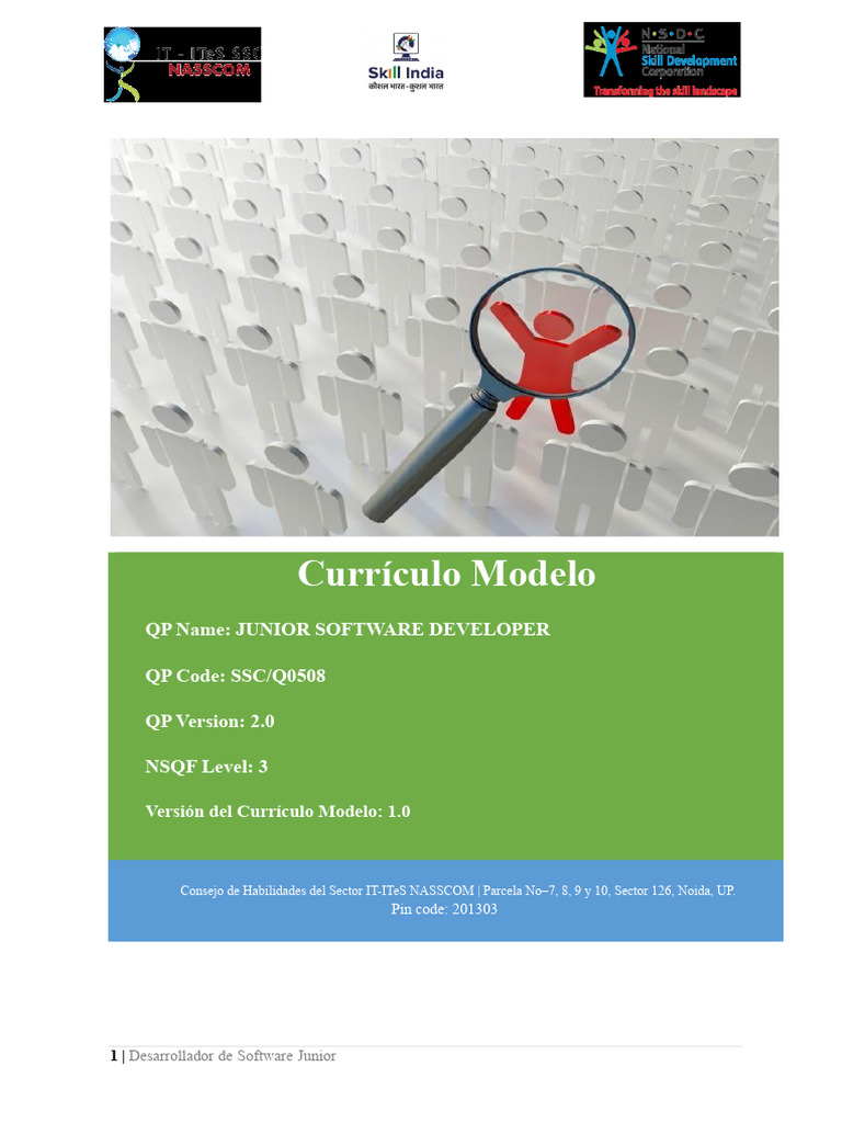 SSCQ0508 Desarrollador de Software Junior | PDF | Software | Plan de estudios