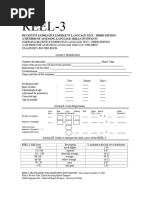 GFTA-3 Automatic Scoring Template | PDF