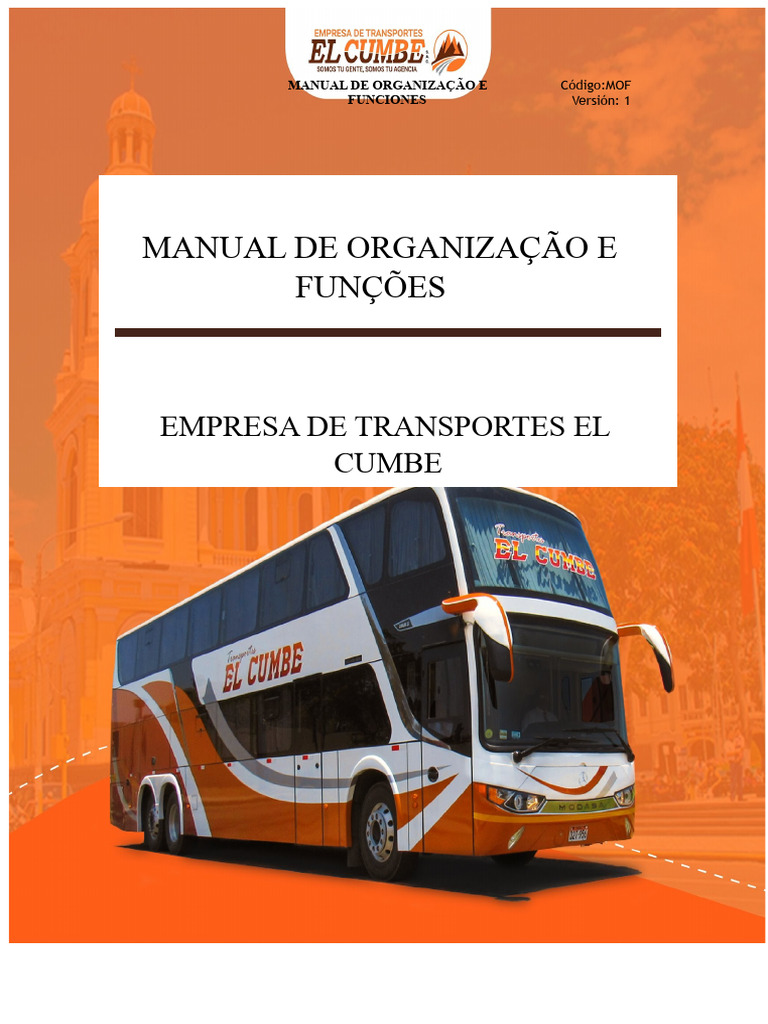 MANUAL DE ORGANIZAÇÃO E FUNÇÕES EL CUMBE | PDF | Contabilidade ...