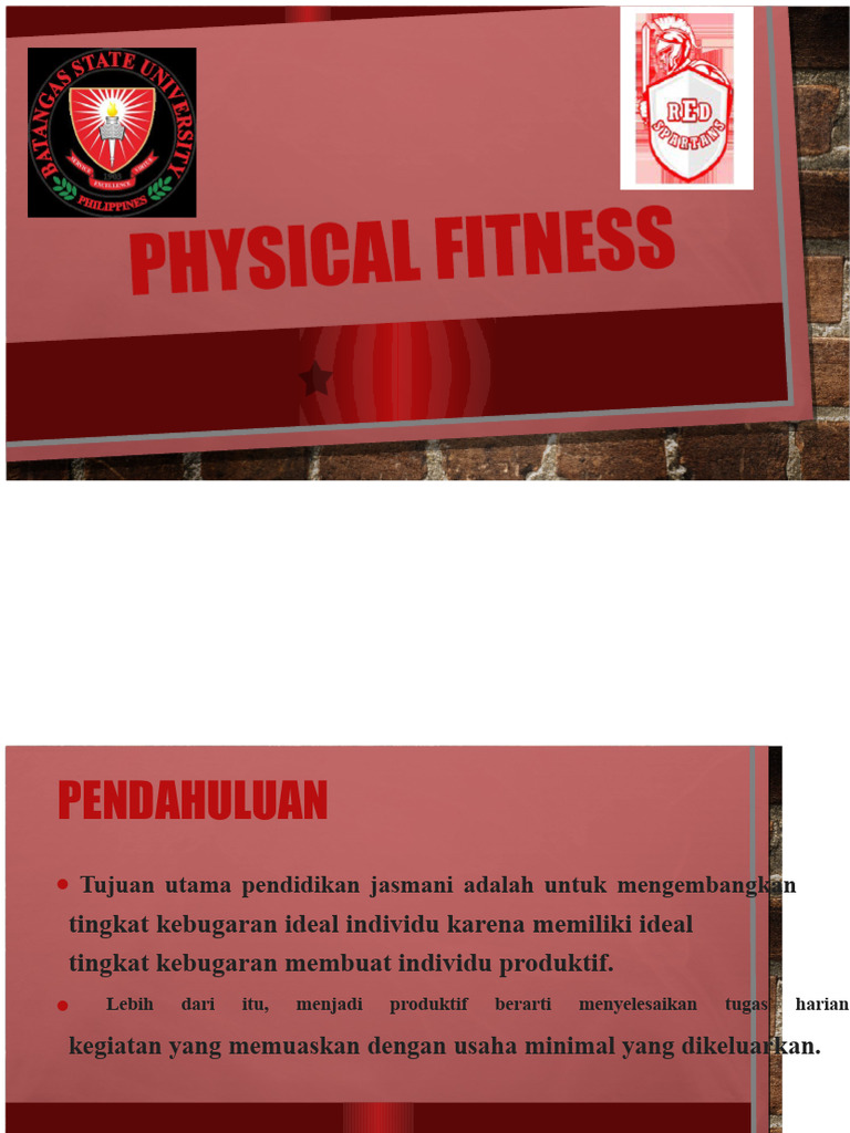 Pe 101 Modul 2 Kebugaran Fisik Ppt | PDF