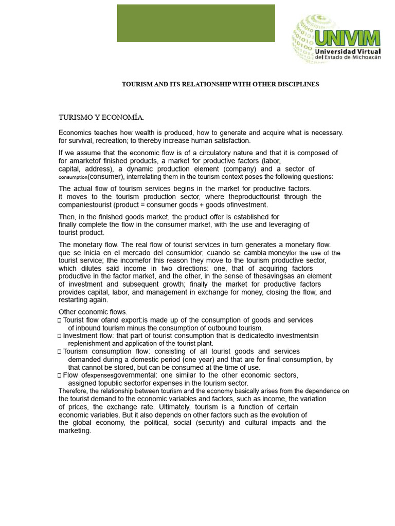 Tourism's Economic, Social, and Cultural Impact | PDF | Tourism ...