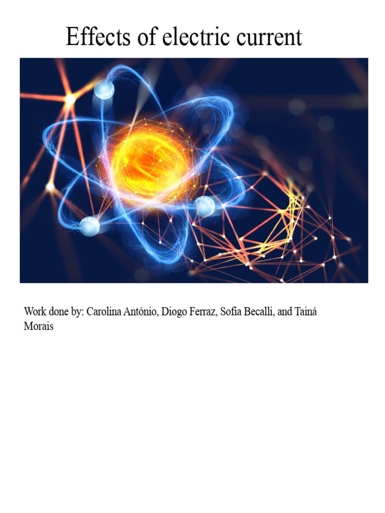 Effects of Electric Current | PDF