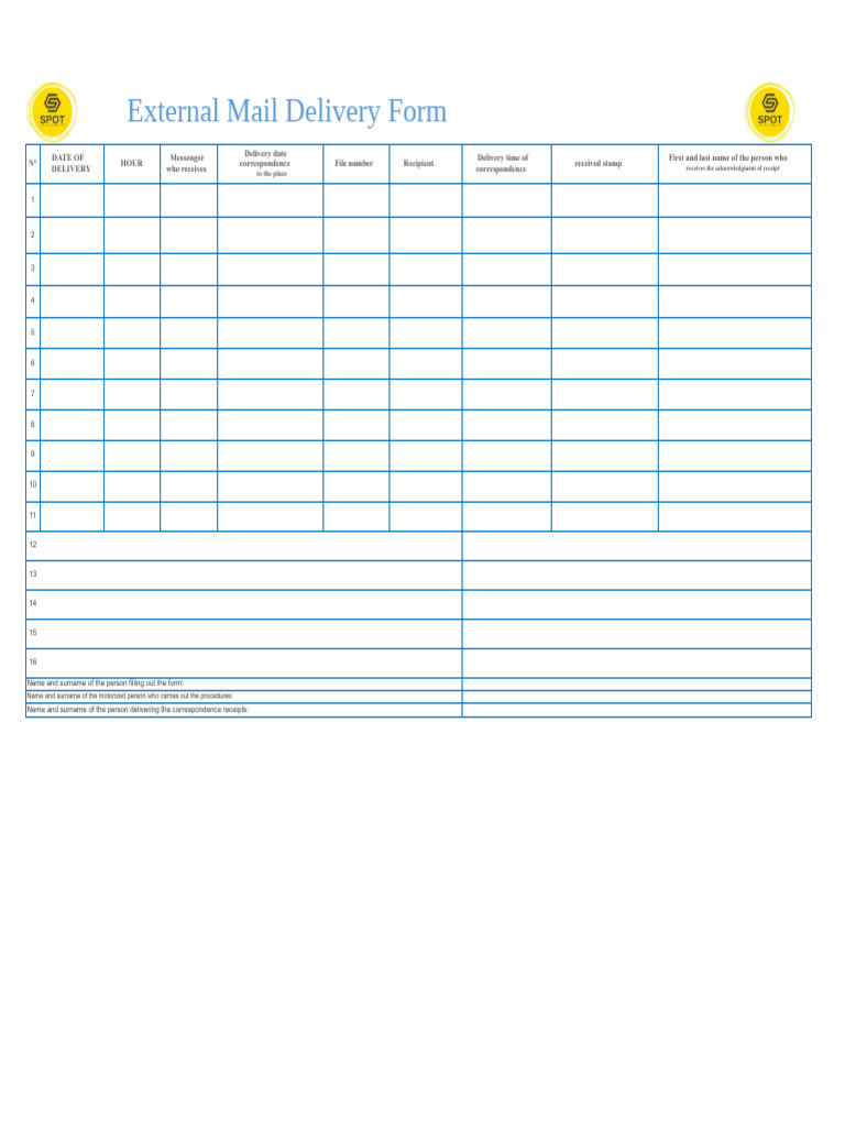 CORRESPONDENCE FORM | PDF