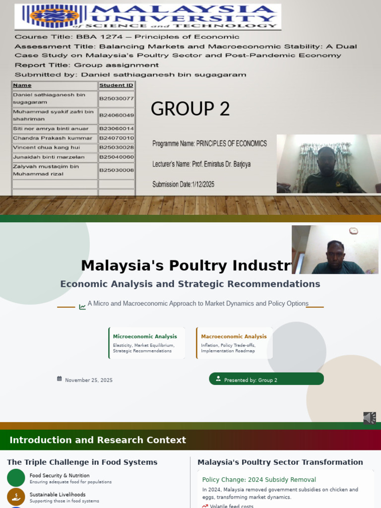 Malaysia's Poultry Industry - Economic Analysis and Strategic ...