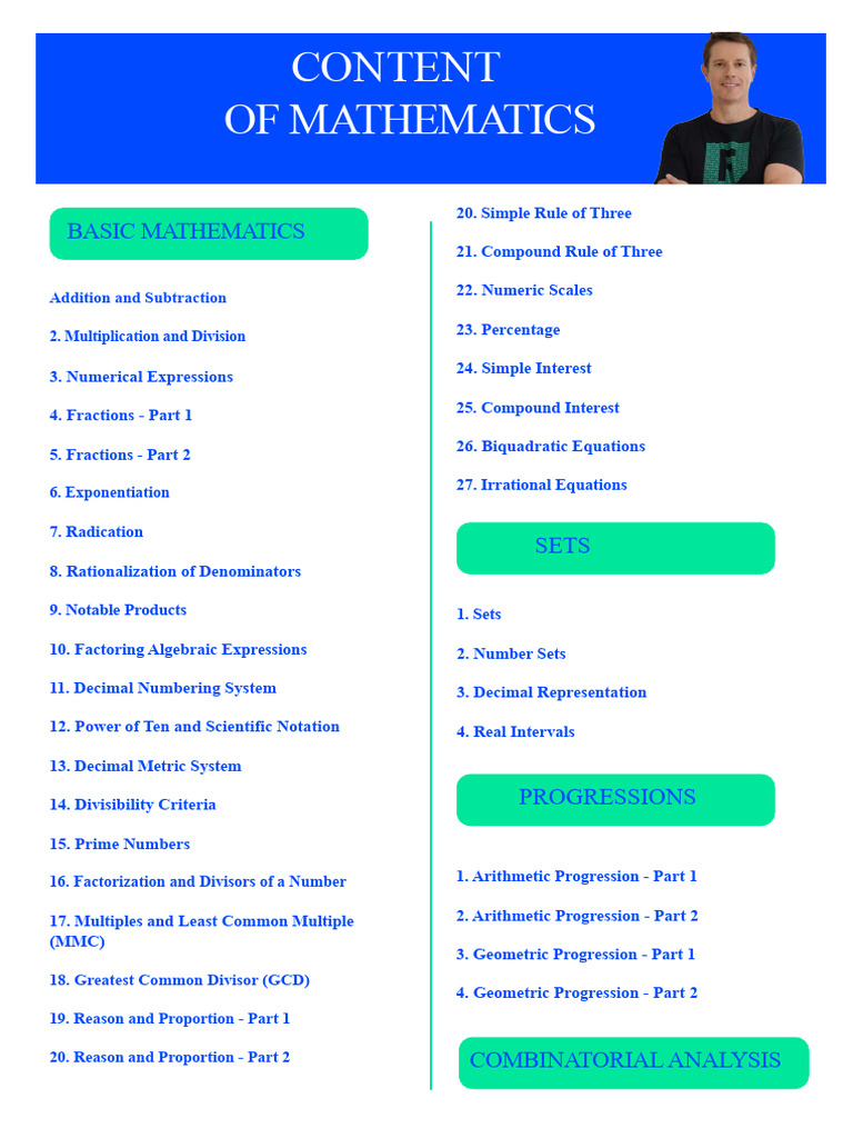 Course Content - Professor Ferretto | PDF | Trigonometric Functions ...