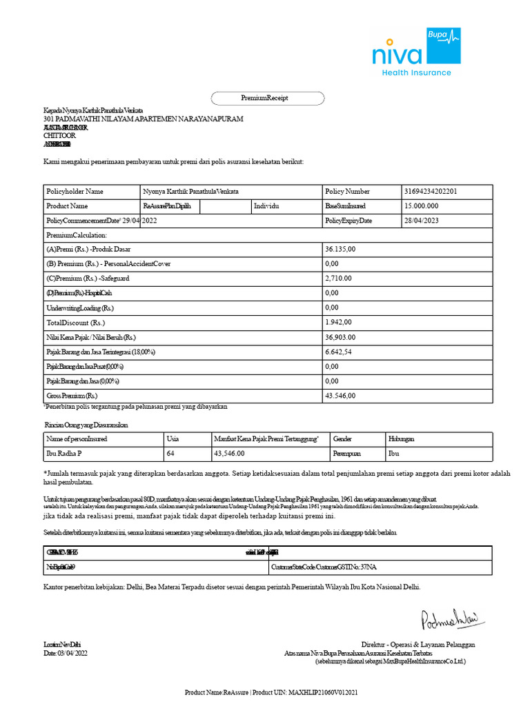 Struk Premium | PDF