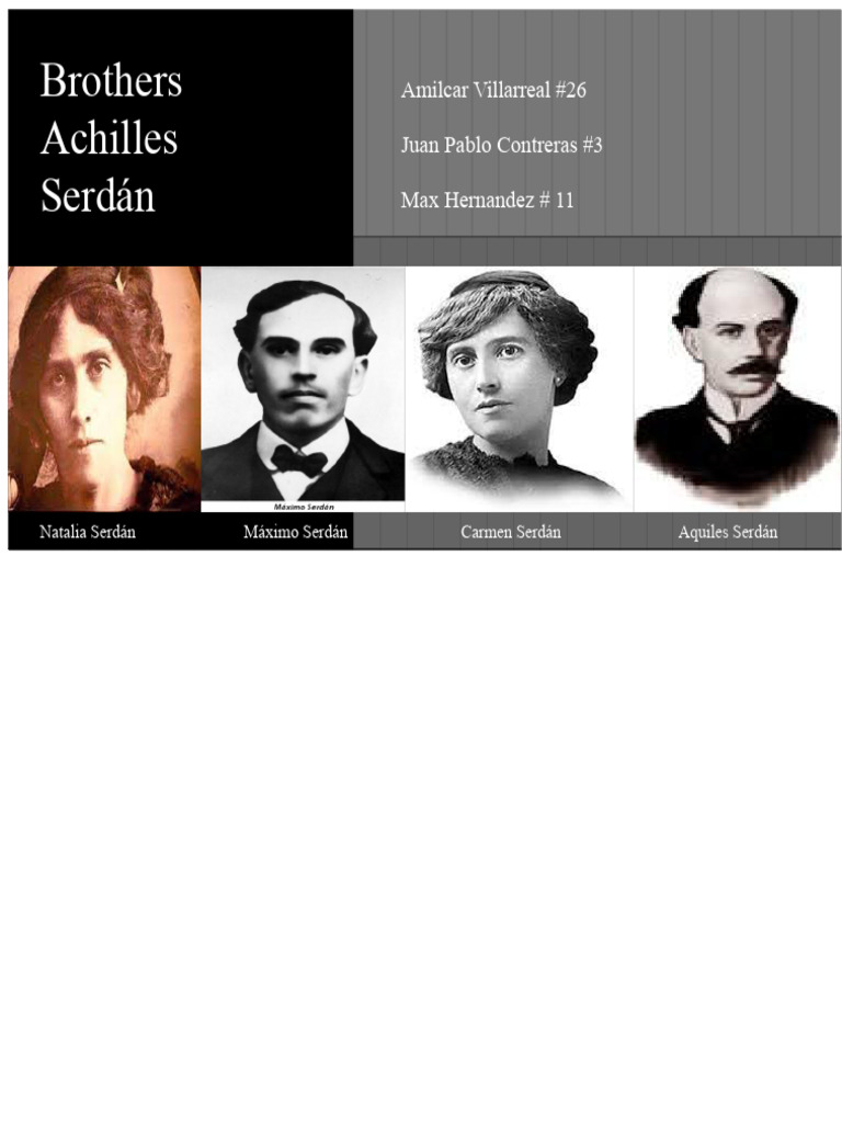 Brothers Aquiles Serdán | PDF | Mexican Revolution | Mexico