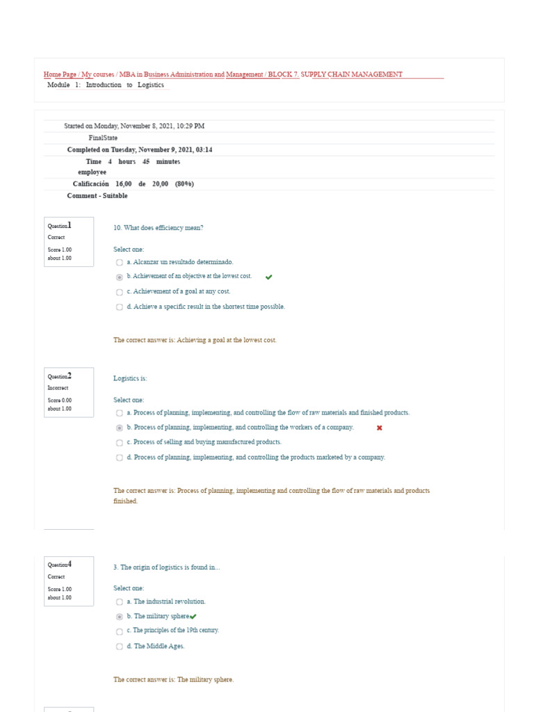 Module 1, Introduction To Logistics | PDF | Lean Manufacturing | Logistics