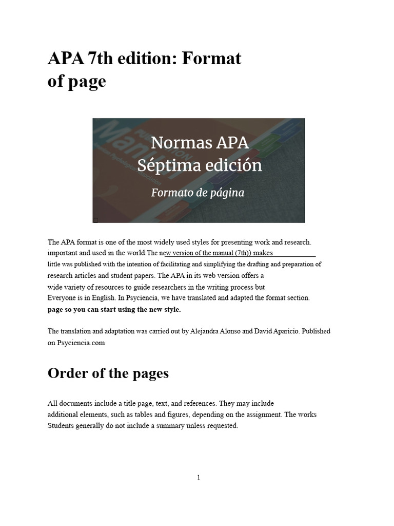 APA 7th Edition Guidelines | PDF | Typefaces | Apa Style