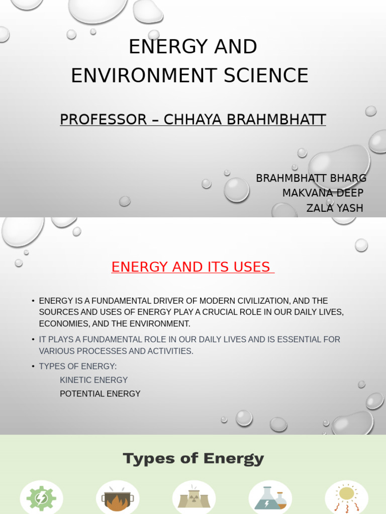 Energy and Environment Science | PDF | Cost Of Living | Energy Development