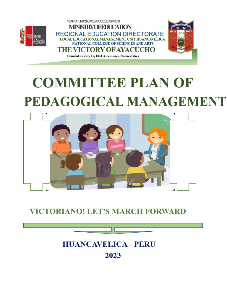 Annual Plan of The Pedagogical Management Committee 2023 Revised | PDF ...