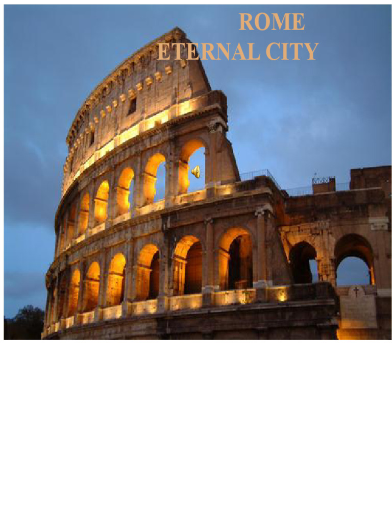 Rome the Eternal City | PDF | Rome