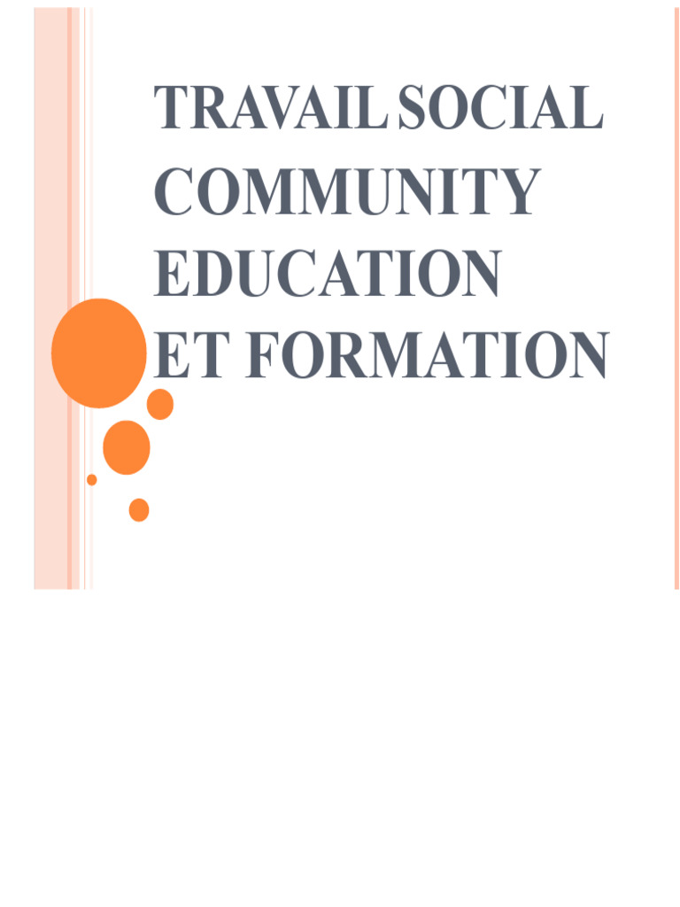 Formation participative en travail social | PDF | Apprentissage | Cognition