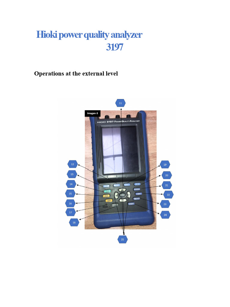 Hioki 3197 | PDF | Ac Power | Phase (Waves)