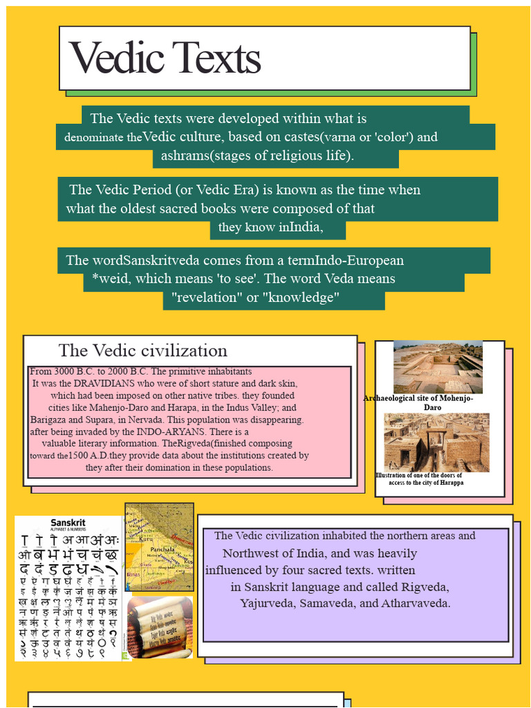 Overview of Vedic Texts and Civilization | PDF | Vedas | Sanskrit Texts