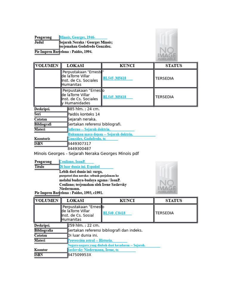 Sejarah Neraka oleh Georges Minois | PDF