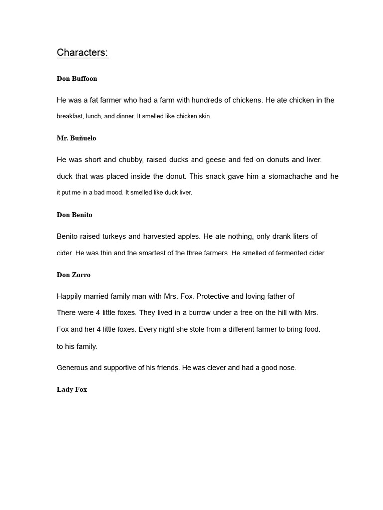 Farmers and Forest Creatures Tale | PDF
