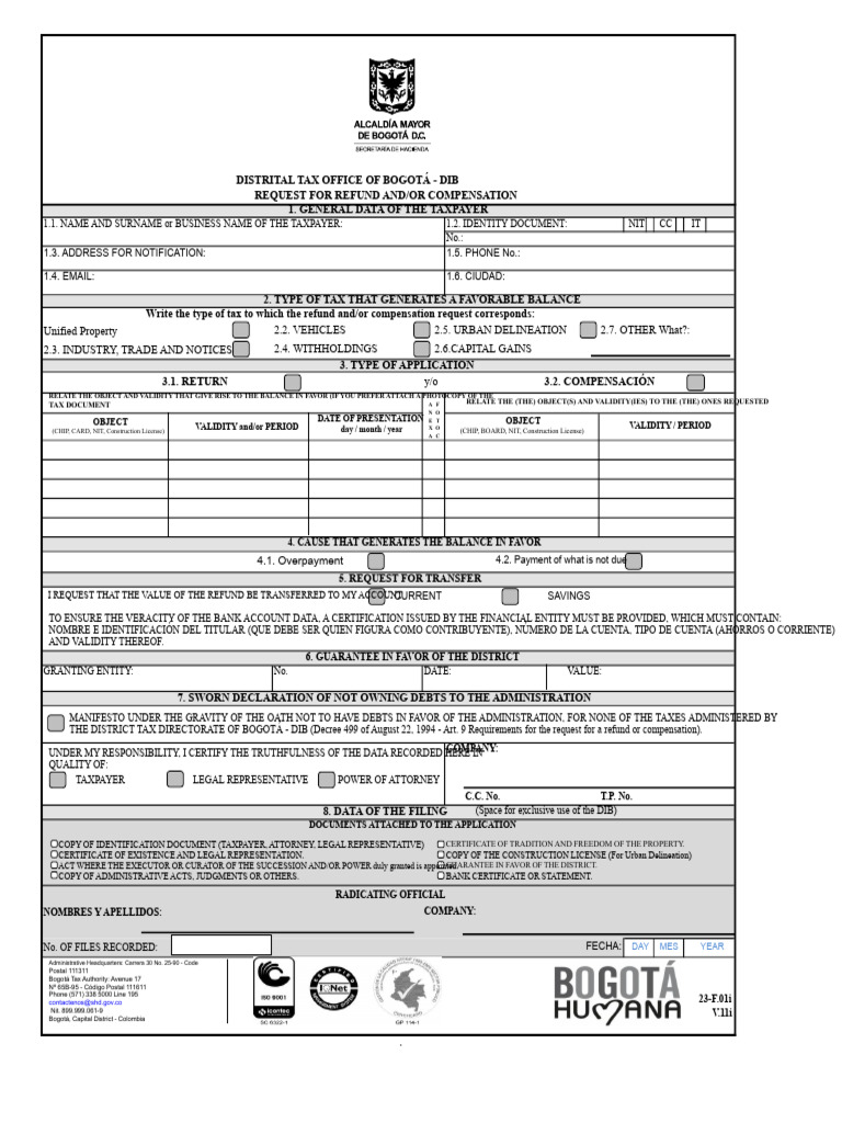 Return Request Format SHD | PDF | Identity Document | Taxpayer