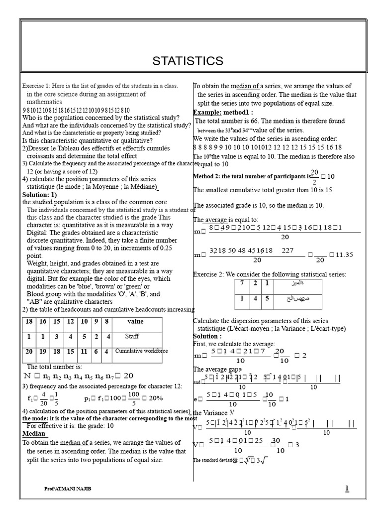 Understanding Median and Statistical Analysis | PDF | Median | Histogram