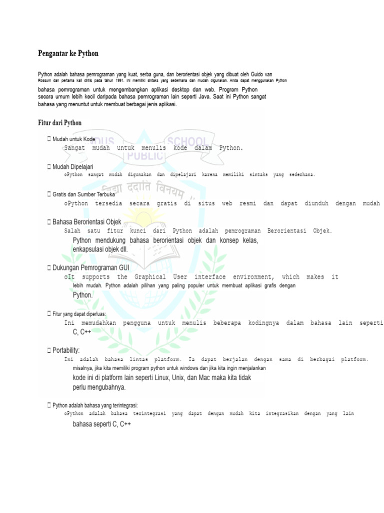 Kelas 11 Python ..... | PDF