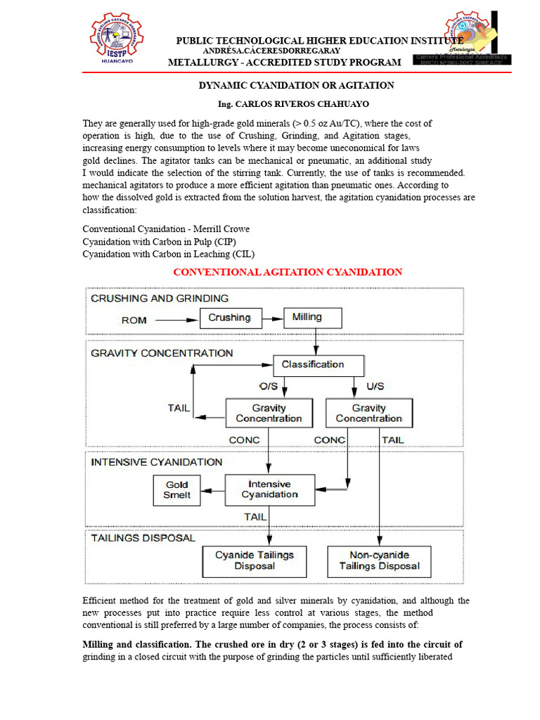 V - Design of agitation leaching for Au -Ag | PDF | Mill (Grinding ...