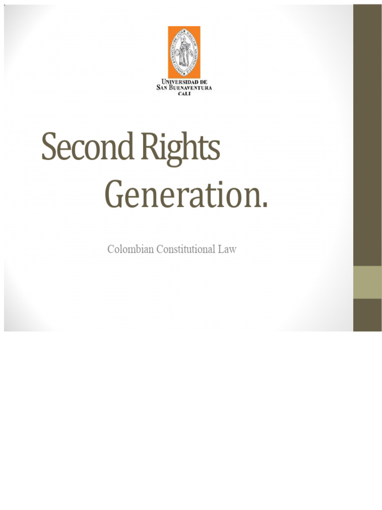The Rights of The 2nd Generation | PDF | Social Equality | Human Rights