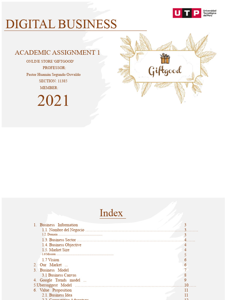 Academic Activity 01 - Example | PDF | Marketing | Business